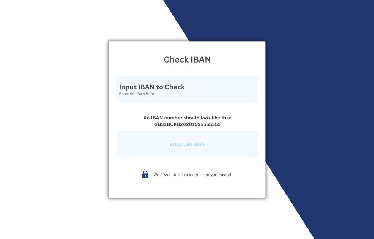 IBAN Checker by MoneyTransfers | Check & Validate Your IBAN